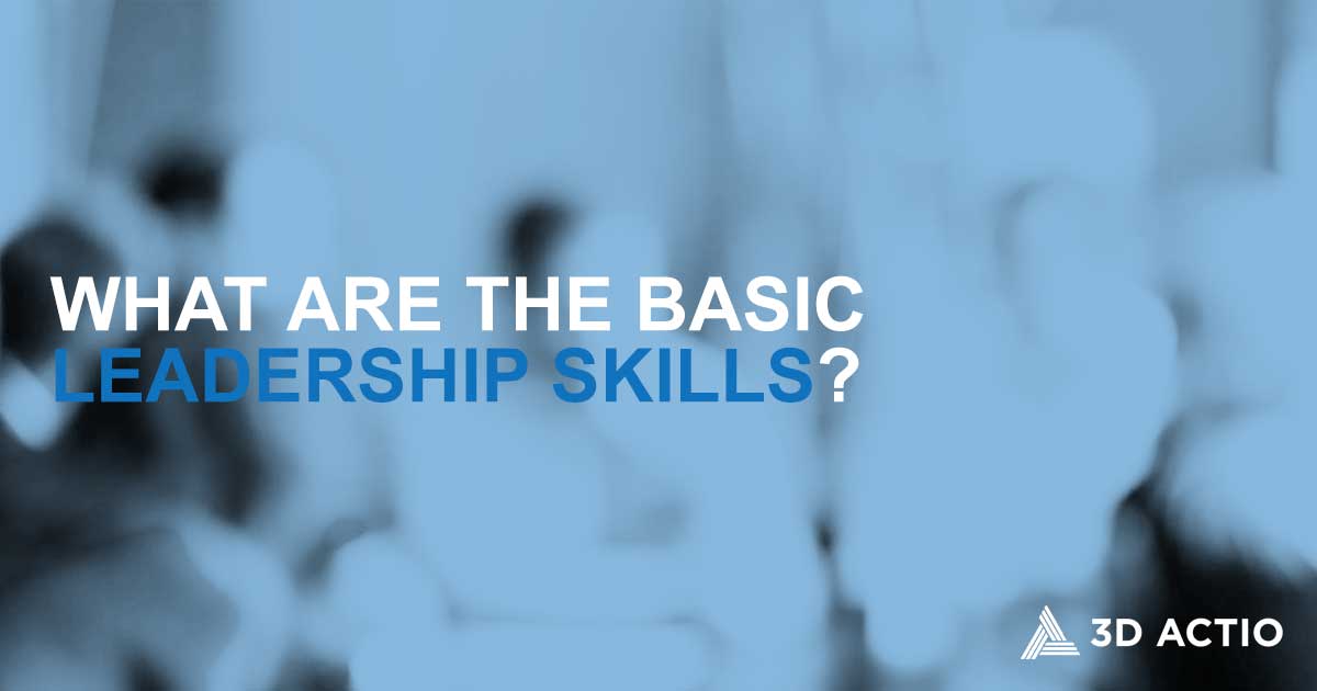 What Are The Basic Leadership Skills? // 3D Actio